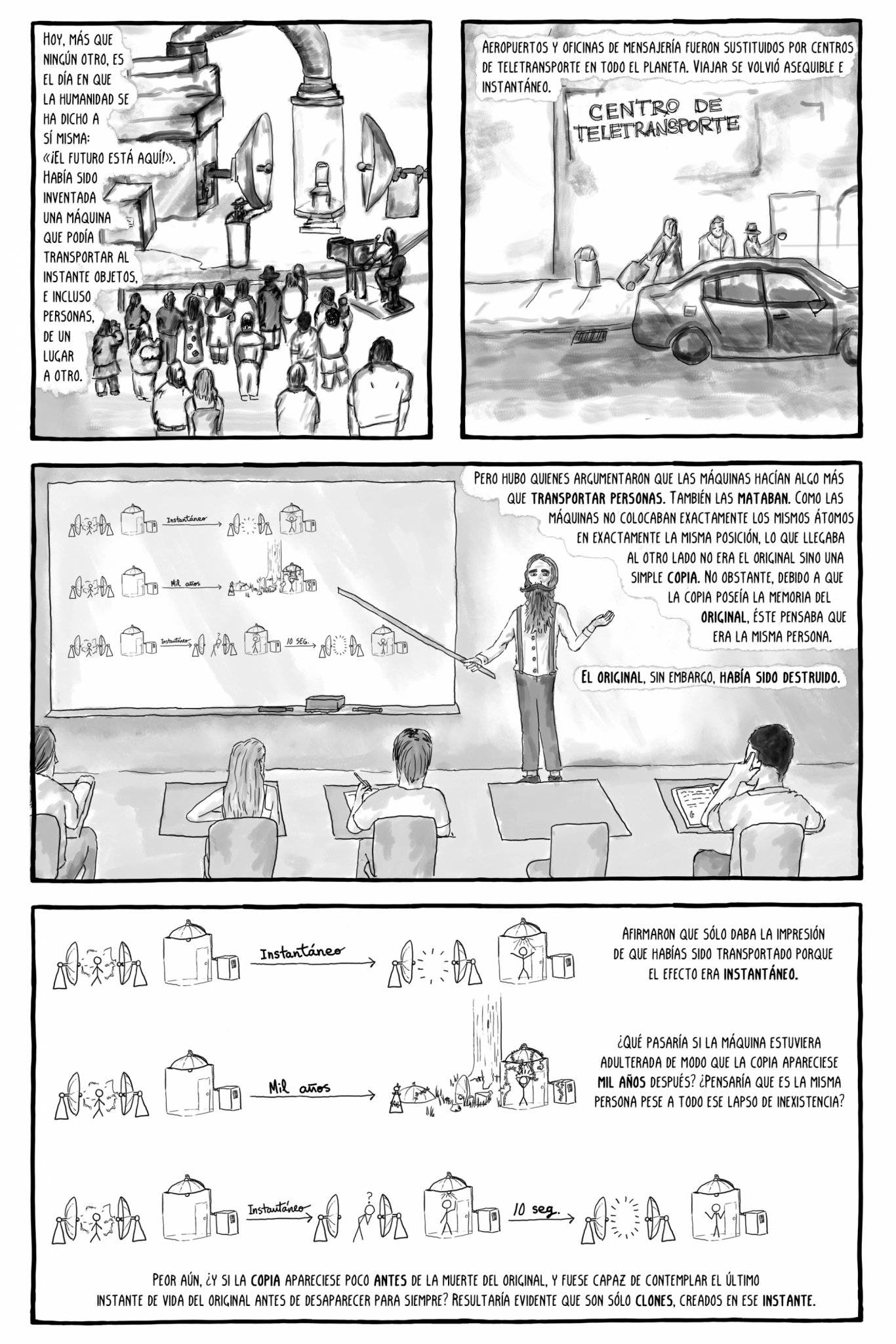 La máquina - Cómics Existenciales - STIRNER Ed.