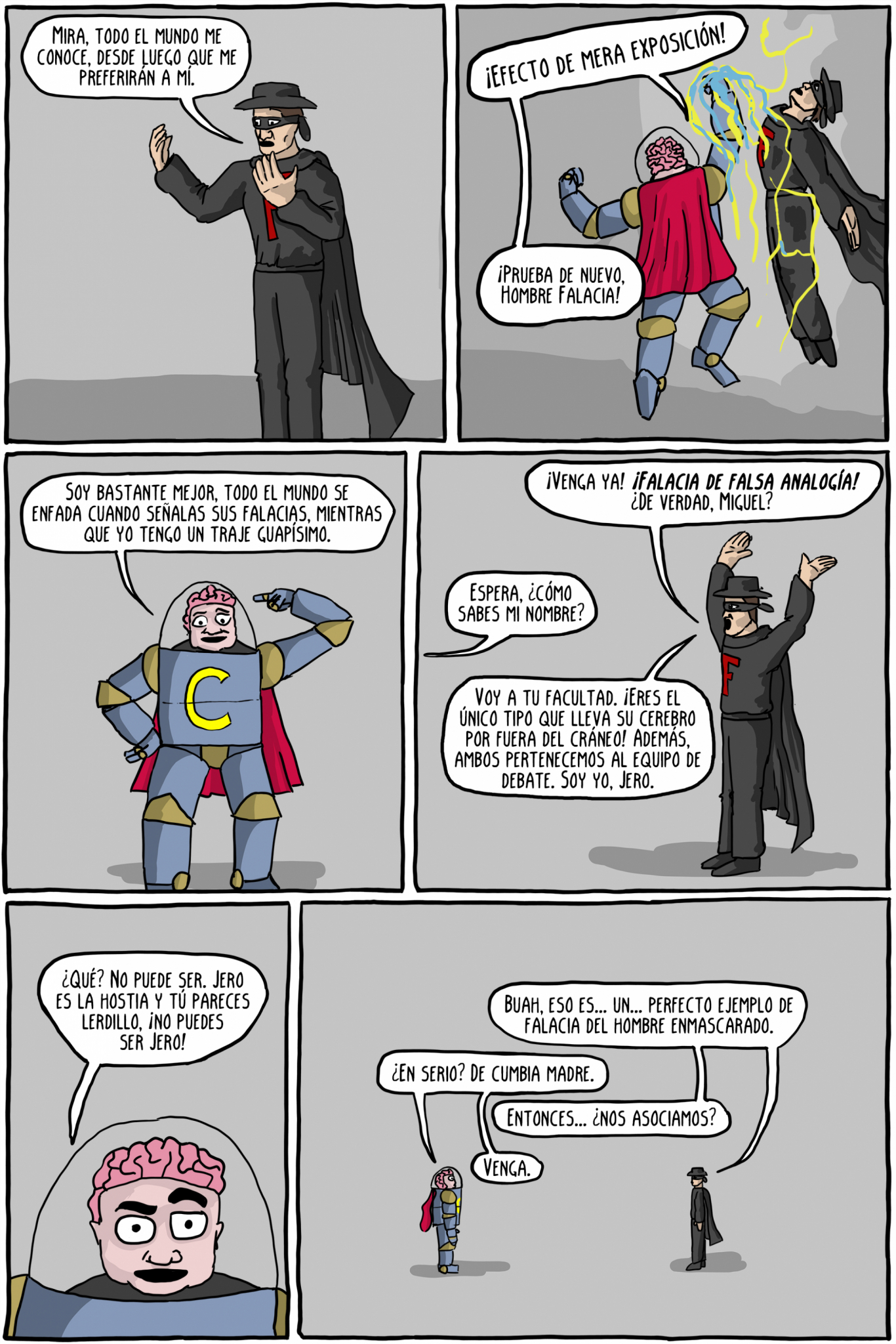 Las aventuras del Hombre Falacia II: Un rival digno - Cómics ...