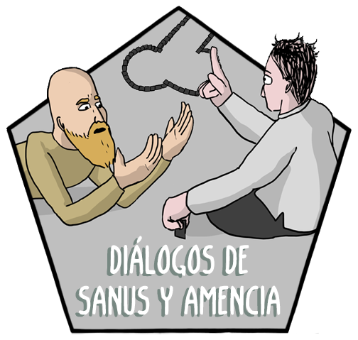 Diálogos de Sanus y Amencia - Cómics Existenciales - STIRNER Ed.